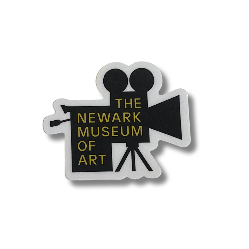 Newark Black Film Logo Sticker — NMOA Shop