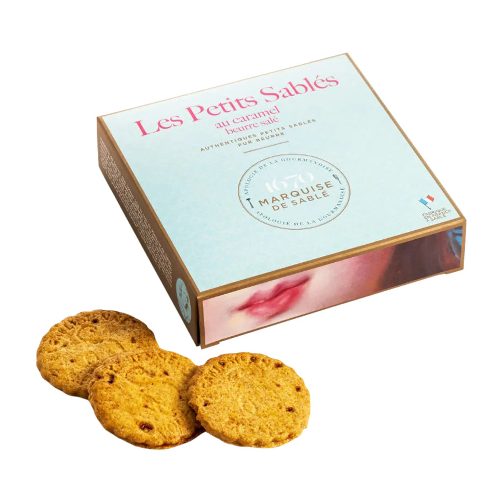 La Sablésienne, French Butter Shortbread Cookies with Salted Butter Ca ...